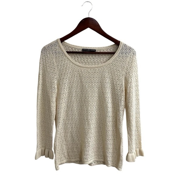 Peruvian Connection | Tops | Peruvian Connection Delia Pima Cotton Lace ...